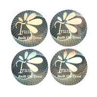 China Printing Private Custom Logo Hologram Stickers PET Self Adhesive Security Labels for sale