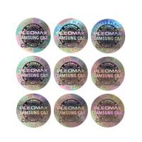 China Reflection Rainbow Holographic Stickers Labels  Custom Holographic Security Stickers for sale