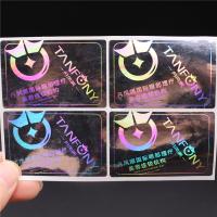 China Anti Counterfeit Custom Holographic Vinyl Stickers CMYK Color / Pantone Color for sale