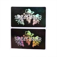 China Anti Counterfeit Custom Holographic Vinyl Stickers CMYK Color / Pantone Color for sale