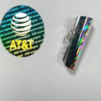 China Adhesive Smooth Custom Hologram Stickers Tamper Proof Security Seal Label for sale