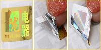 China PET Custom Hologram Stickers Printable Self Adhesive Labels for sale