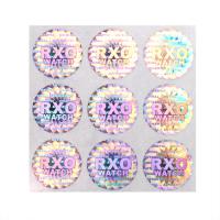 China Round 3D Custom Hologram Stickers Security Self Adhesive for sale