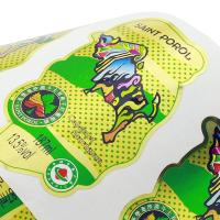 China Laminate Wine Sticker Labels For Glass Bottles 100 Micron Custom Packaging Labels for sale