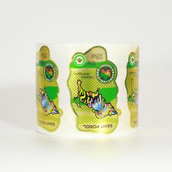 China Laminate Wine Sticker Labels For Glass Bottles 100 Micron Custom Packaging Labels for sale