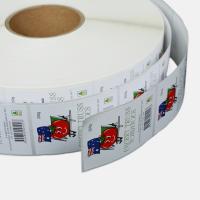 China Private Printed Packaging Rolls Adhesive Paper Glass Jar Labels for sale
