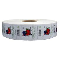 China Private Printed Packaging Rolls Adhesive Paper Glass Jar Labels for sale