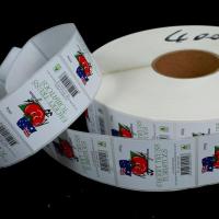 China Pantone PMS Custom Food Labels Adhesive Sticker Waterproof for sale