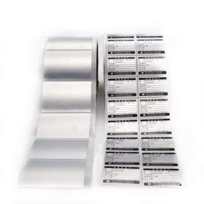 China Custom Strong Adhesive Stickers Waterproof High Temperature Adhesive Labels for sale