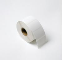 China Blank Waterproof Direct Thermal Labels Rectangle Custom White for sale