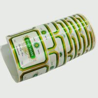 China Glossy Decorative Adhesive Labels Roll Wine Bottle Vinyl Stickers for sale