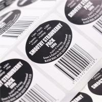 China Flexible Circle Round Adhesive Stickers Custom Logo Sticker Labels SAS for sale