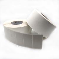 China Scratch Resistant Custom Logo Adhesive Blank Barcode Label Rolls Printing for sale