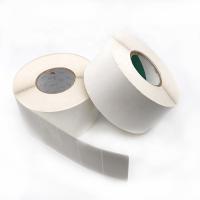 China Scratch Resistant Custom Logo Adhesive Blank Barcode Label Rolls Printing for sale