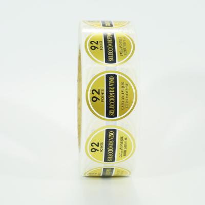 China OEM Personalised Wine Sticker Labels Custom Eye Catching Printing for sale