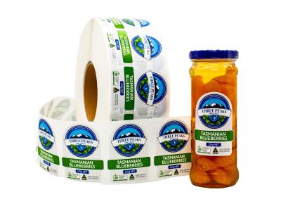China FDA Custom Food Labels OEM Moisture Proof For Packaging Free Sample for sale
