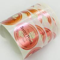 China Waterproof Thermal Labels Printed Custom Round Logo Stickers for sale