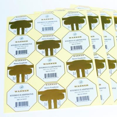 China Waterproof Logo Printing Sticker Labels Custom Electronic Shelf Label for sale