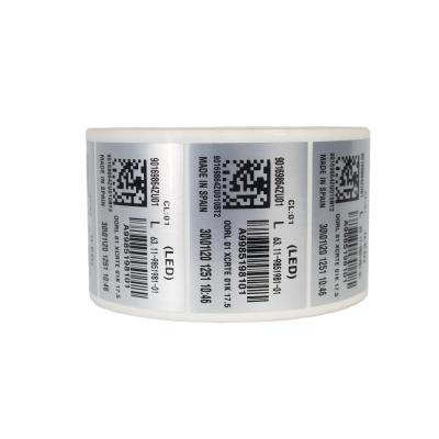 China Custom Barcode Label Adhesive Logo Design Car  Sticker  Printing for sale