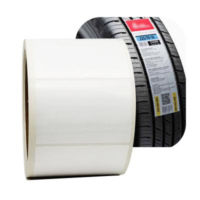 China White Warehouse Barcode Label OEM Custom Vinyl Stickers For Cars for sale