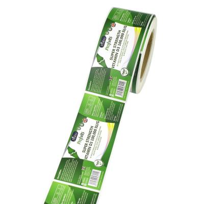 China Adhesive Waterproof Bottle Labels Custom Personalized Sticker Labels for sale