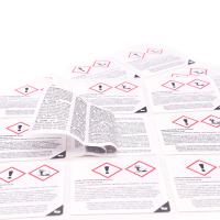 China Custom Peel and Reveal Stickers / Peel Off Label Stickers for Medicine Industrial for sale