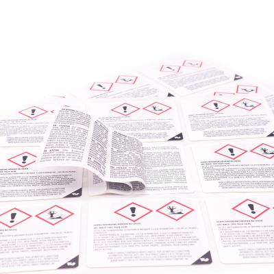 China Custom Peel and Reveal Stickers / Peel Off Label Stickers for Medicine Industrial for sale