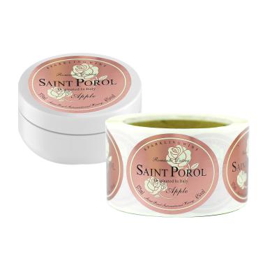 China Waterproof Round Sticker Labels Adhesive CMYK Printing Circle Stickers for sale