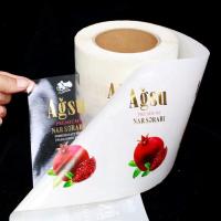 China PE Shape Custom Bottle Label Clear Packaging Sticker Label for sale