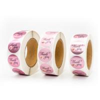 China Adhesive Gold Foil Round Stickers Waterproof Kiss Cut Stickers Custom for sale