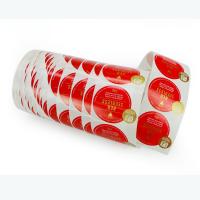 China Custom Round Sticker Labels Self Adhesive  Waterproof Color Laser Labels for sale