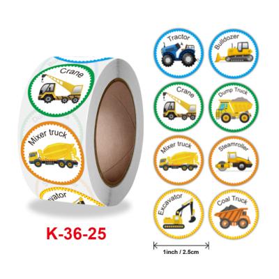 China Adhesive Round Sticker Labels Waterproof Custom Animal Stickers for sale