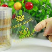 China Customized Transparent Clear Labels Paper Cosmetics Private Label for sale