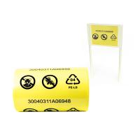 China Adhesive Tactile Battery Warning Label Sticker Printing PET Paper for sale