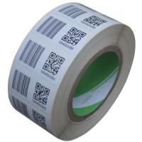 China Polyester Clothing Barcode Labels Stickers Waterproof for Beverage for sale
