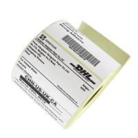 China HT 4 X 6 Direct Thermal Labels Fanfold Self Adhesive Thermal Transfer Printing Label for sale