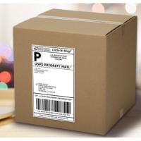 China White Direct Thermal Shipping Labels A6 Waybill 4x6 Fanfold Thermal Labels for sale