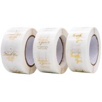 China Luxury Clear Thank You Sticker Labels Offer Printing Single Sided Adhesive for sale
