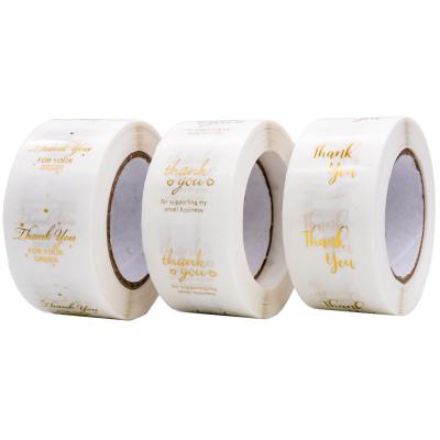 China Luxury Clear Thank You Sticker Labels Offer Printing Single Sided Adhesive for sale
