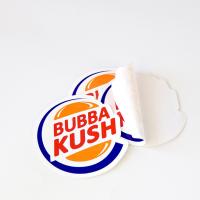 China Oil Proof UV Resist Die Cut Sticker Labels Crack Peel Self Adhesive PVC Sticker for sale