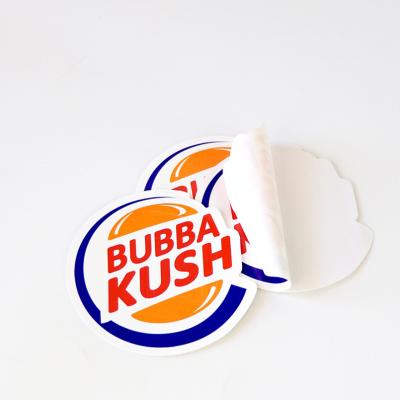 China Oil Proof UV Resist Die Cut Sticker Labels Crack Peel Self Adhesive PVC Sticker for sale