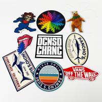 China Oil Proof UV Resist Die Cut Sticker Labels Crack Peel Self Adhesive PVC Sticker for sale