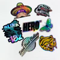 China Oil Proof UV Resist Die Cut Sticker Labels Crack Peel Self Adhesive PVC Sticker for sale