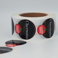 China Waterproof Custom Printed Food Packaging Stickers 300dpi 100microns for sale