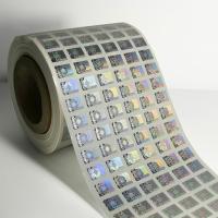 China Custom Logo Making Hologram Sticker Labels Cardboard Hot Stamping for sale