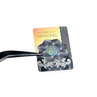 China Custom Logo Making Hologram Sticker Labels Cardboard Hot Stamping for sale