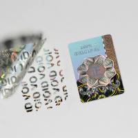 China Serial Number QR Code Hologram Sticker Labels With Faster Delivery for sale