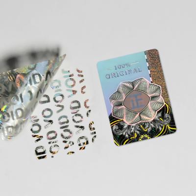 China Serial Number QR Code Hologram Sticker Labels With Faster Delivery for sale