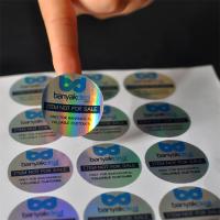China Serial Number QR Code Hologram Sticker Labels With Faster Delivery for sale