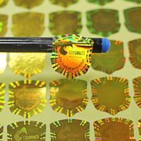 China PDF Hologram Die Cut Stickers Self Adhesive Customized for sale